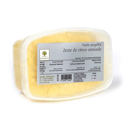 ZEST LEMON DE CITRON RAVIFRUIT 500G | Fermex Distributors